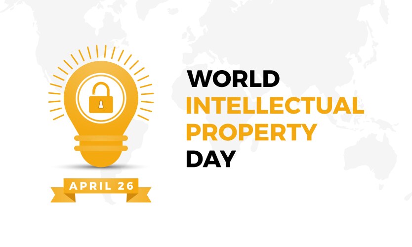 World intellectual property day observed every Vector Image
