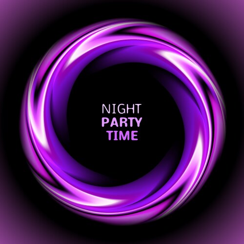 Blue and violet bright glowing glossy circle Vector Image