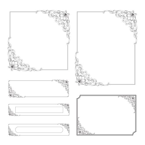 Frame border Royalty Free Vector Image - VectorStock