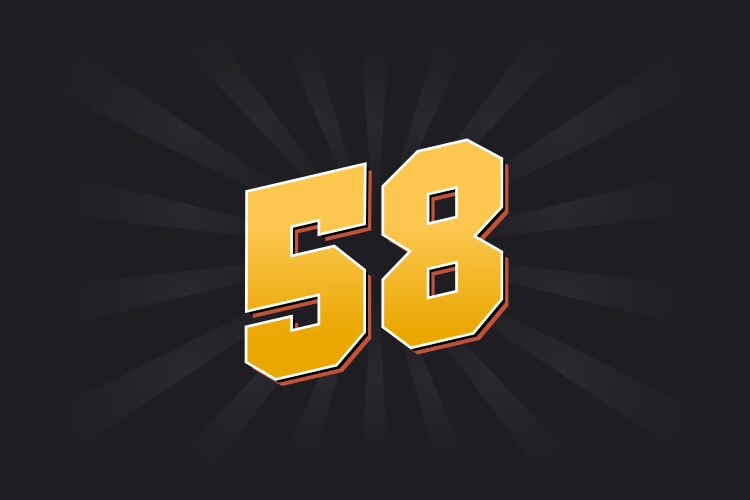 Number 58 Vector Images (over 970)