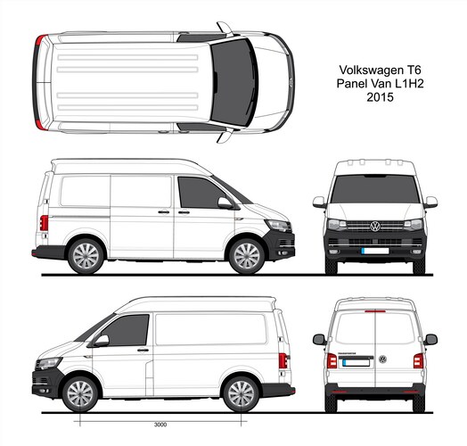 Volkswagen Transporter T6 Vector Images (21)