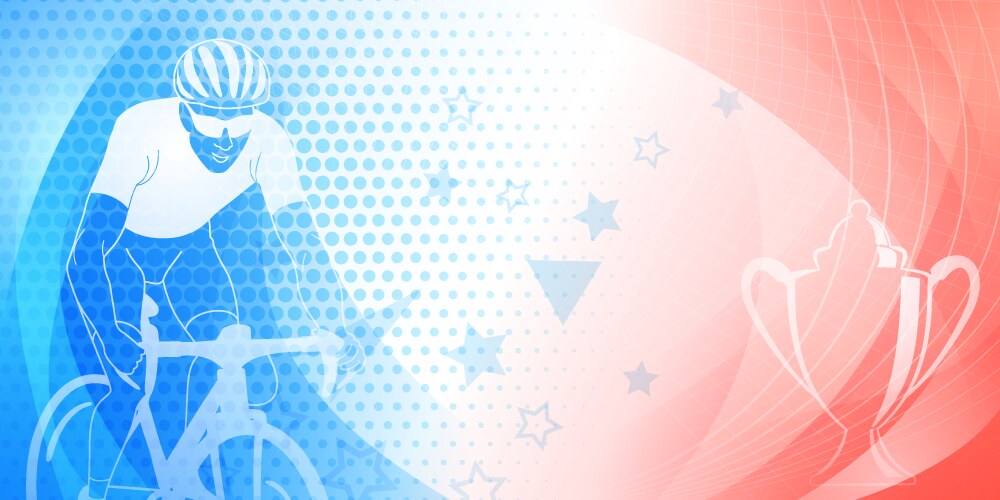 Cycling themed background Royalty Free Vector Image