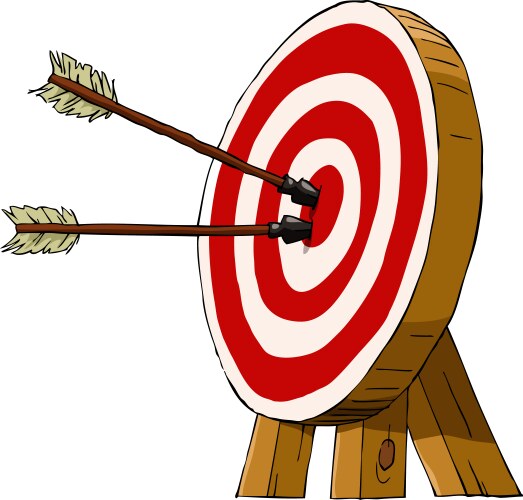 Target cartoon Vector Images & Graphics for Commercial Use | VectorStock