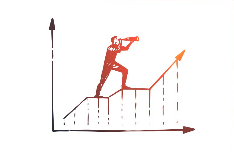 Growth Graph Vector Images (over 220,000)