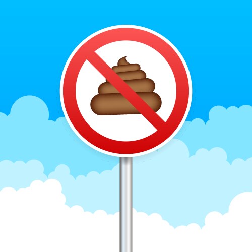 Signs Prohibited Sign no Dog Poo Vector Images (over 340)
