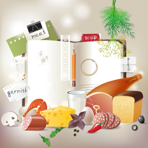 Cookbook Royalty Free Vector Image - VectorStock