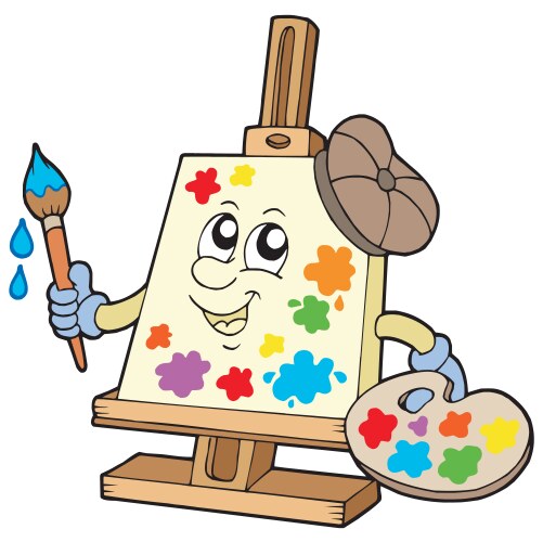 Cartoon color shapes collection Royalty Free Vector Image