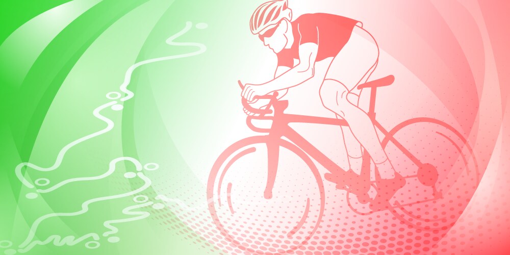 Cycling themed background Royalty Free Vector Image
