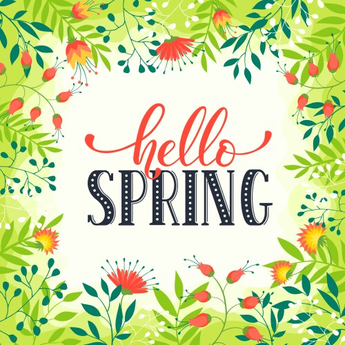 Hello Spring Vector Images (over 15,000)