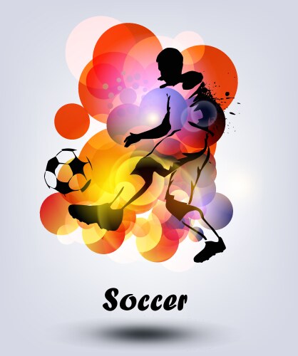 Soccer players set Royalty Free Vector Image - VectorStock