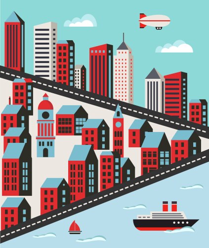 Urban Landscape Vector Images (over 100,000)