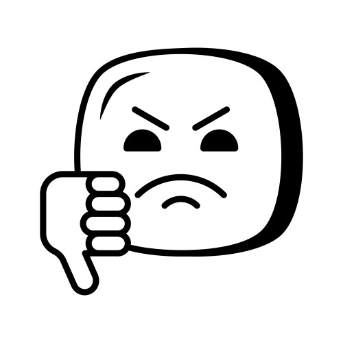 Emoji Dislike Vector Images (over 1,000)