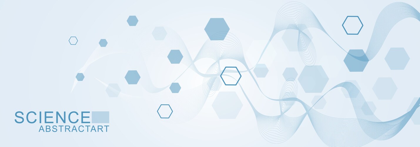 Health care abstract background with lines dots Vector Image