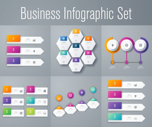 City infrastructure infographics Royalty Free Vector Image