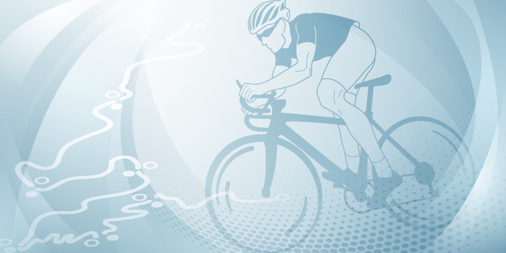 Cycling themed background Royalty Free Vector Image
