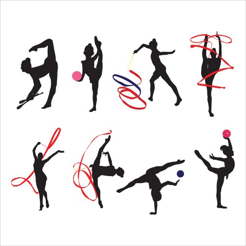 Dance Clip Art Gymnastics Vector Images (over 380)