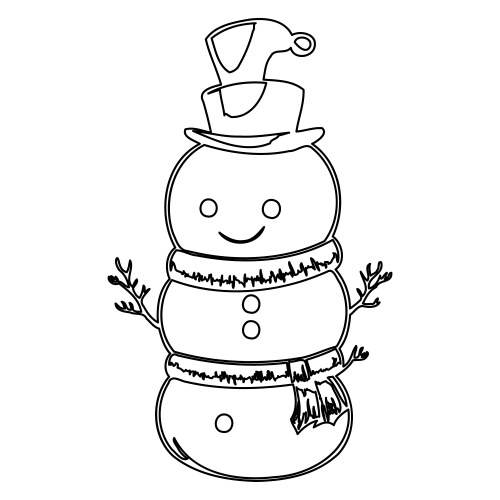 Winter Season Outline Vector Images (over 55,000)