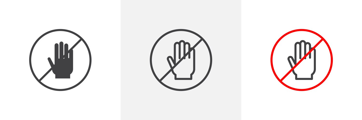 Do not Enter Symbol Vector Images (over 3,100)