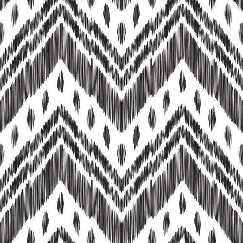 Ikat seamless pattern Royalty Free Vector Image
