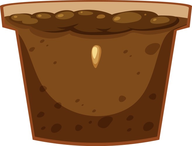 Seed germination cartoon Vector Images & Graphics for Commercial Use ...