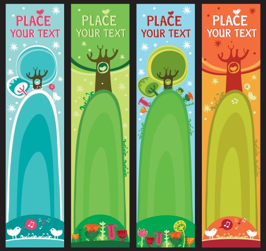 Val banners Royalty Free Vector Image - VectorStock