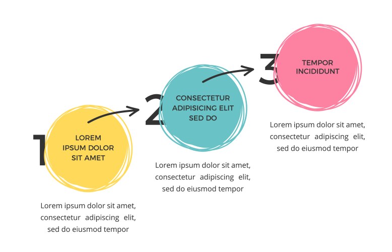 Infographic template with 2 elements Royalty Free Vector