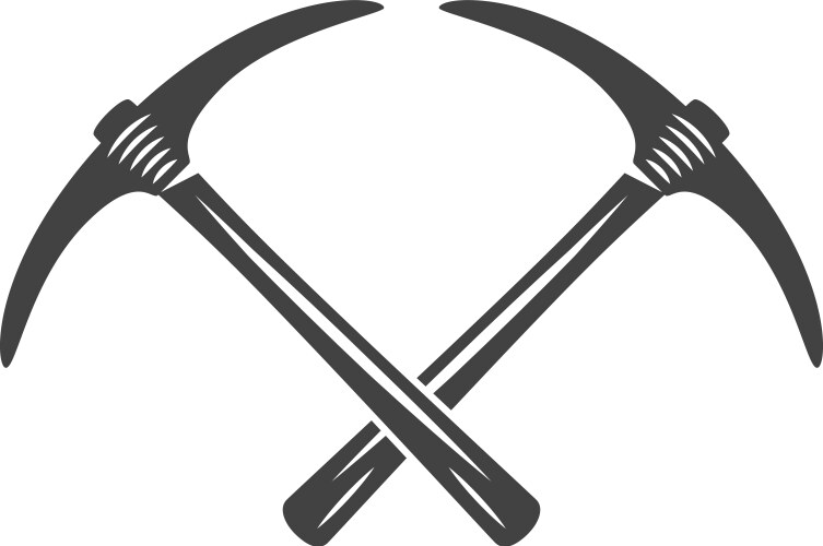Pickaxe Crossed Vector Images (over 930)