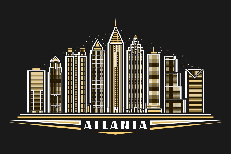 Atlanta Skyline Vector Images (over 260)