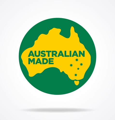 Australia logo design Royalty Free Vector Image