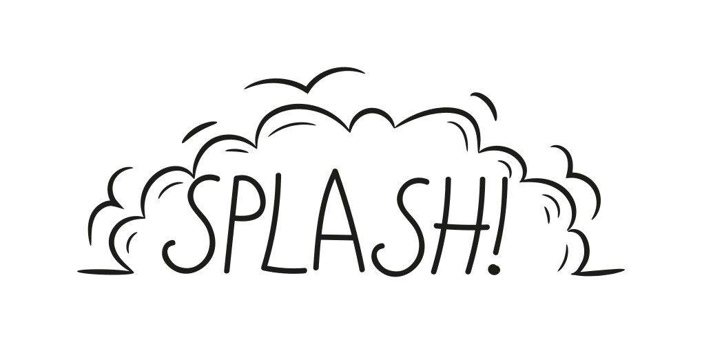 Explosion Doodle Bomb Element Comic Zap Boom Vector Image