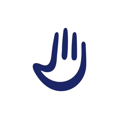 Hand gesture giving high five or greeting waving Vector Image