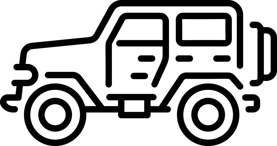 Jeep Outline Vector Images (over 1,300)