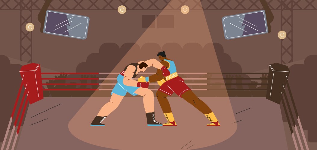 Boxing Arena Cartoon Vector Images (over 450)