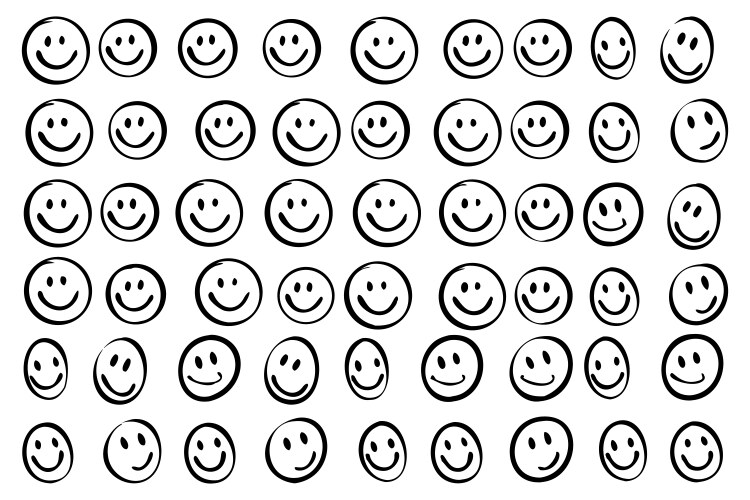 Smiley Face Outline Vector Images (over 5,700)