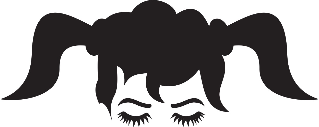 Hair Ponytail Vector Images (over 2,400)