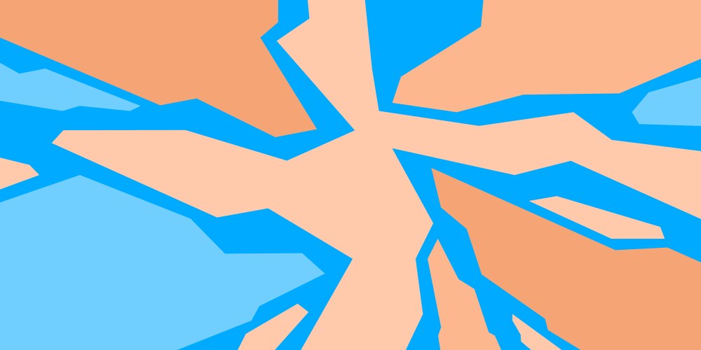 Seamless cool peach fuzz and light blue trendy Vector Image