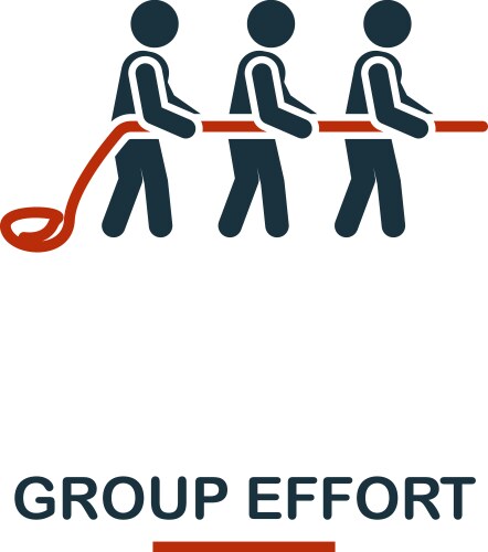 Synergy icon premium style design from teamwork Vector Image