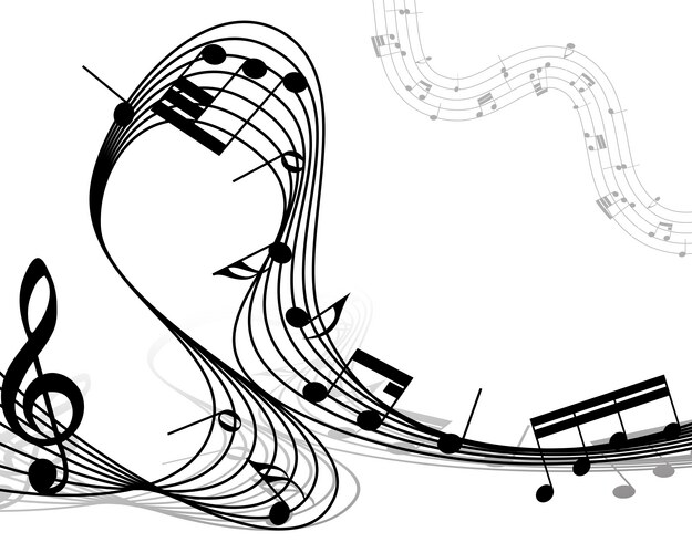 Music notes Royalty Free Vector Image - VectorStock