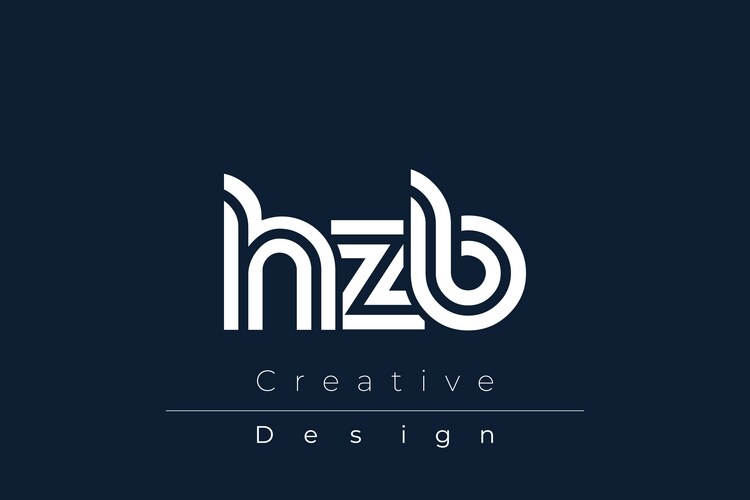 Kgh creative unique modern letter logo design – Royalty-Free Vector ...