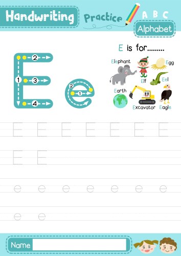 Circle the matching lowercase letter in each row Vector Image