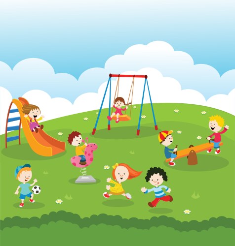 Spring Kids Vector Images (over 57,000)