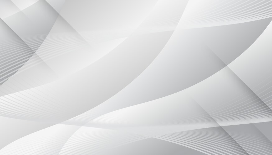 Abstract white and grey background with dynamic Vector Image