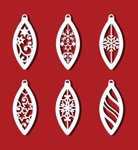 Laser Cut Christmas Ornament Vector Images (over 1,500)