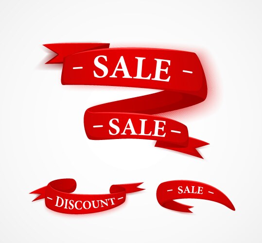 Scroll paper ribbon realistic Royalty Free Vector Image