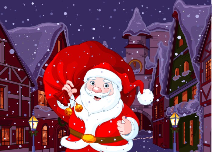 Merry Christmas Santa Royalty Free Vector Image