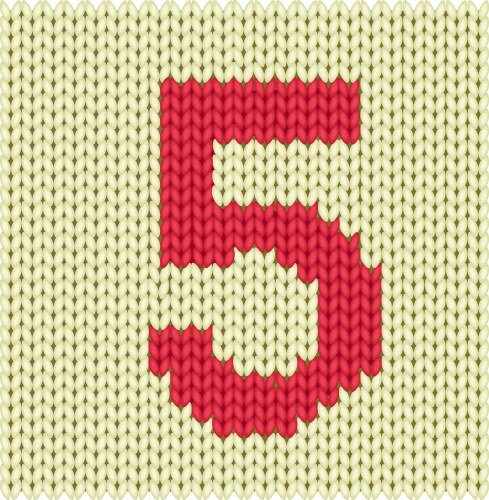 Number 5 Royalty Free Vector Image - VectorStock