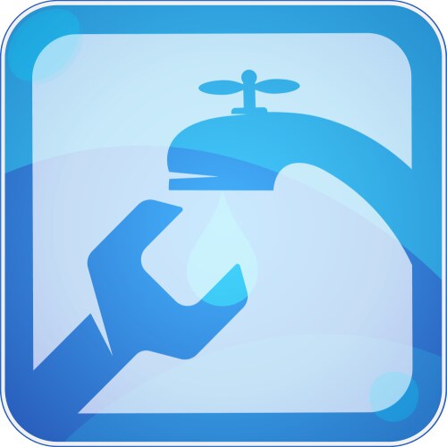 Installation repair and maintenance water Vector Image