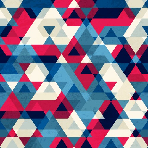 Seamless triangle pattern texture Royalty Free Vector Image