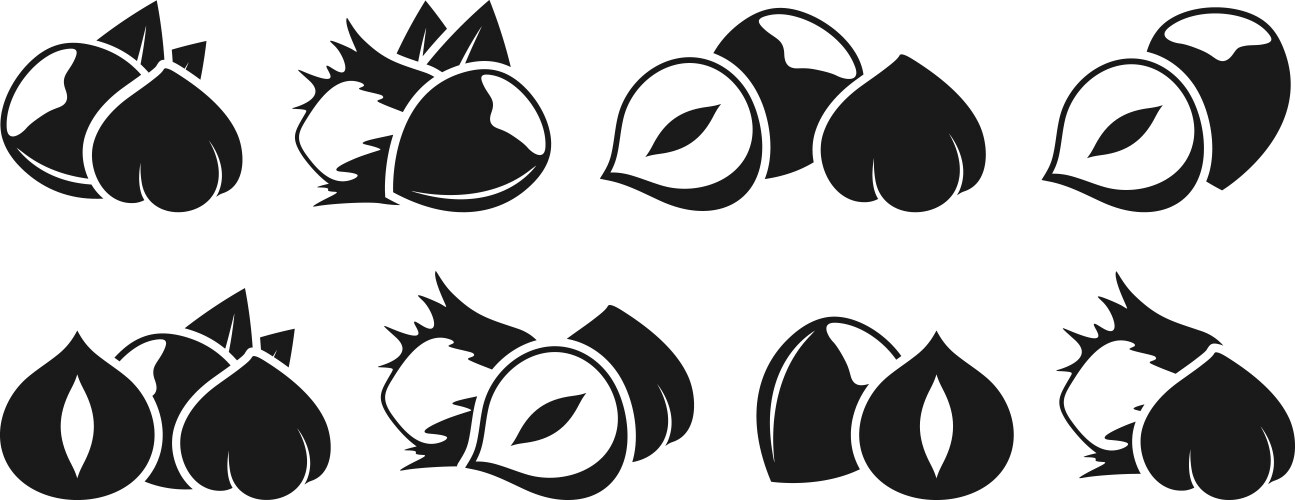 Hazelnut Plant Vector Images (over 2,600)