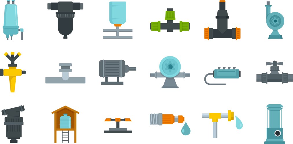 Drip irrigation system icon Royalty Free Vector Image